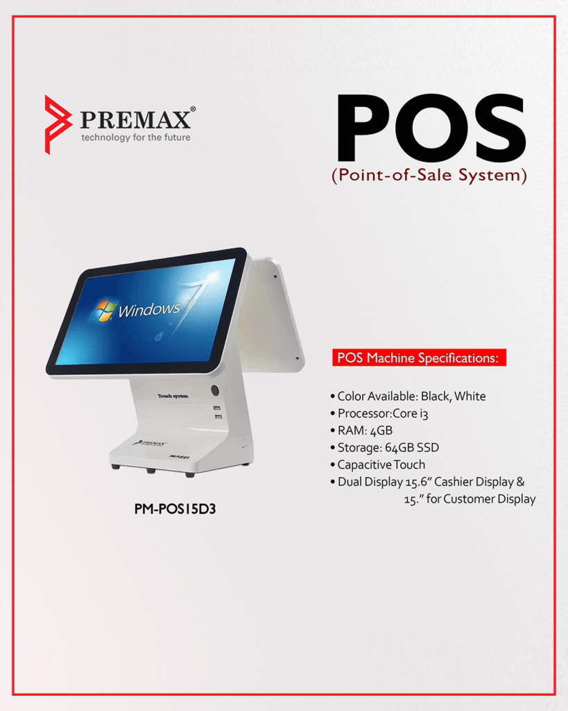 DUAL SCREEN POS SYSTEM - Premax